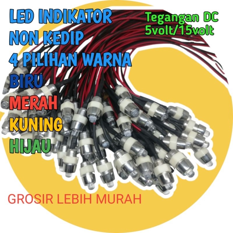 Jual LAMPU LED INDIKATOR 5MM MULTIFUNGSI | Shopee Indonesia