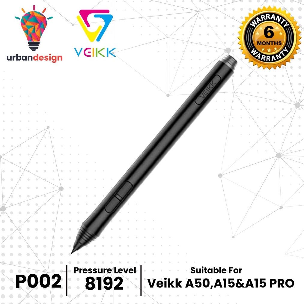 Jual PEN Drawing Tablet Veikk P2 Passive Stylus Pen for A5 A15 ...