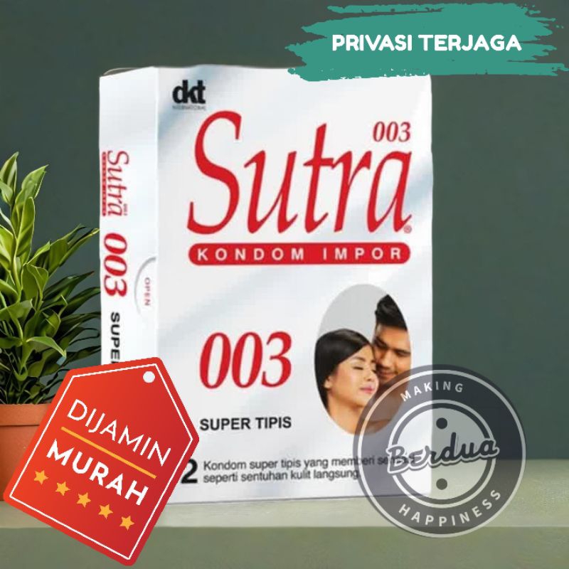 Jual SUTRA 003 KONDOM TIPIS ISI 2 KONDOM SUTRA | Shopee Indonesia