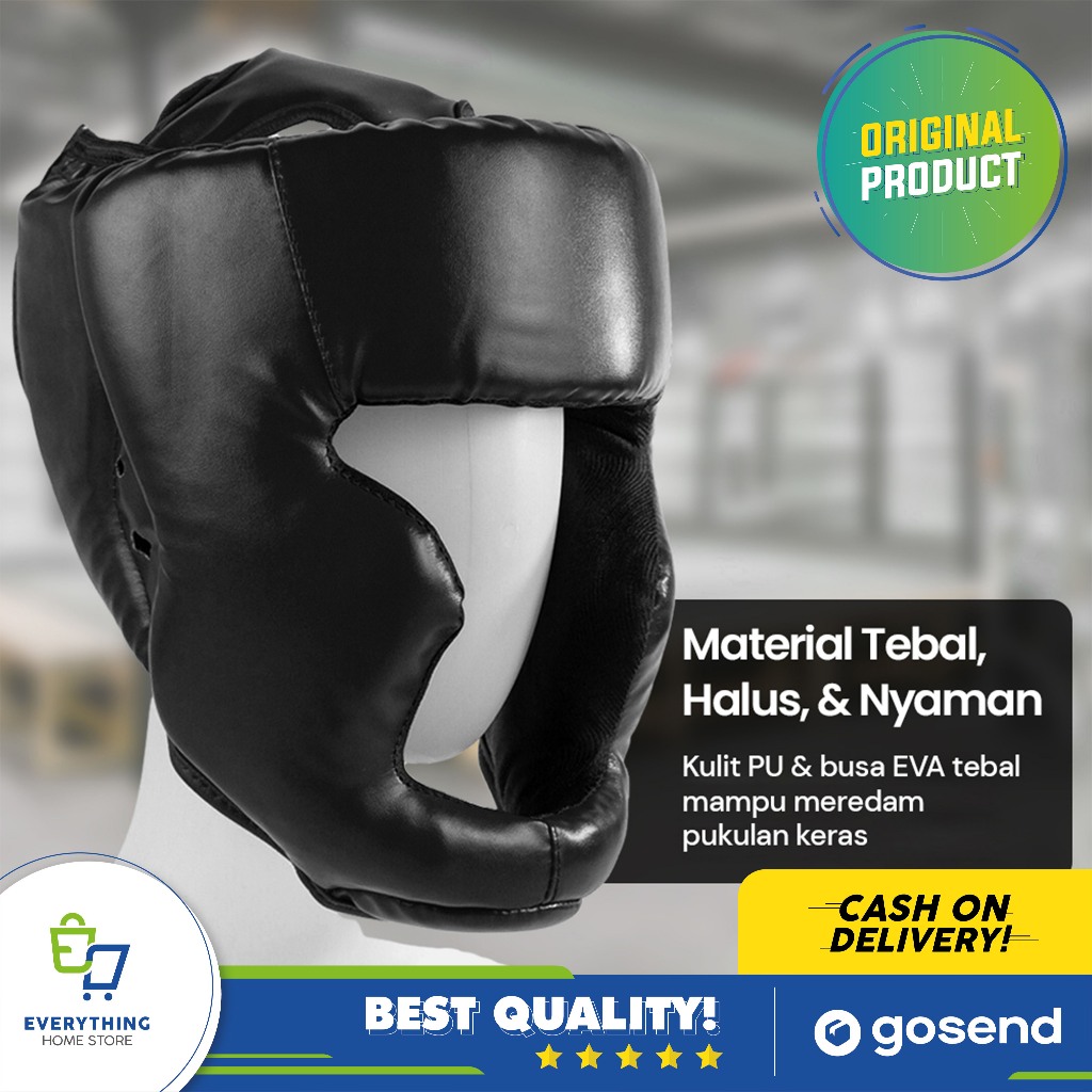 Jual Helm Pelindung Kepala Boxing Tinju MMA Taekwondo Head gear Fighter ...