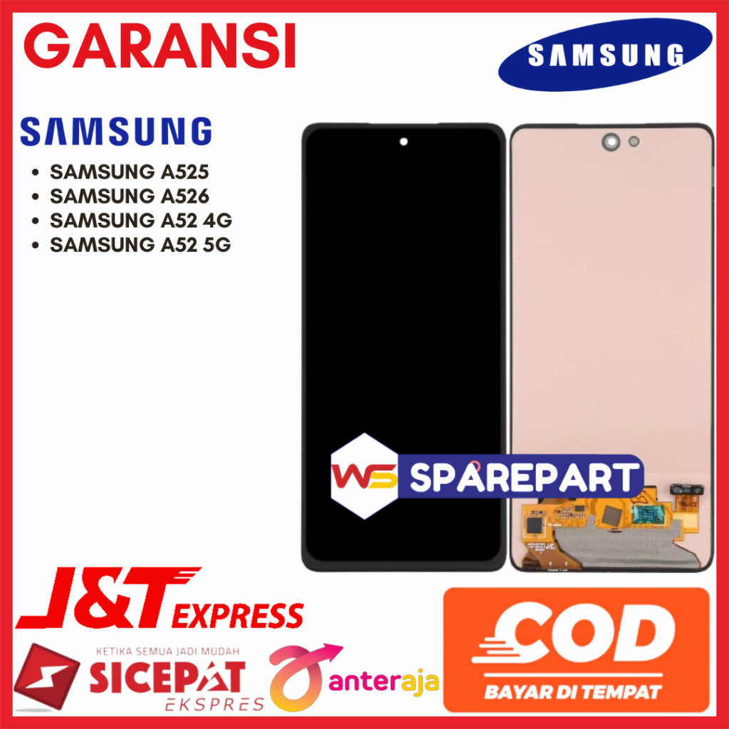 Jual LCD SAMSUNG A52 4G / A52 5G / A525 / A526 - ORIGINAL FULLSET ...