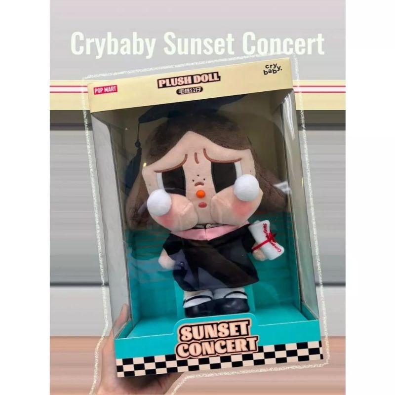 Jual CRYBABY Sunset Concert Series - Plush Doll original pop mart ...