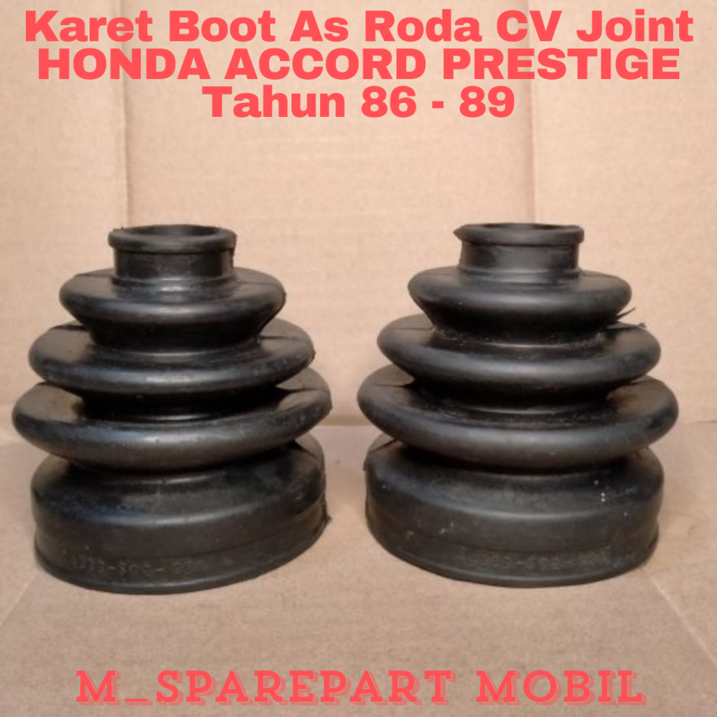 Jual SPAREPART MOBIL PREMIUM KARET BOOT AS RODA CV JOINT HONDA ACCORD ...
