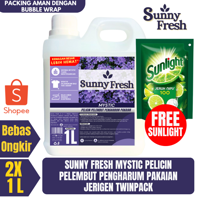 Jual Sunny Fresh Pewangi Laundry - Mystic Pelicin Pelembut Pengharum ...