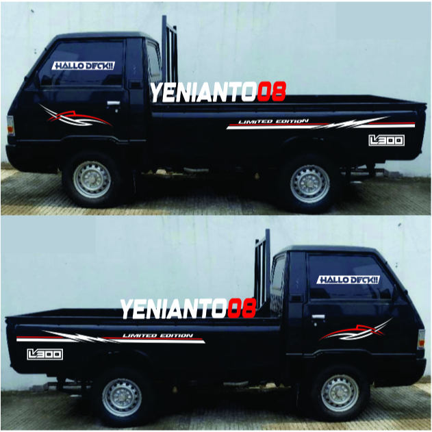 Jual STIKER STRIPING L300 PICK UP CUTTING STIKER RACING L300 PICK UP ...