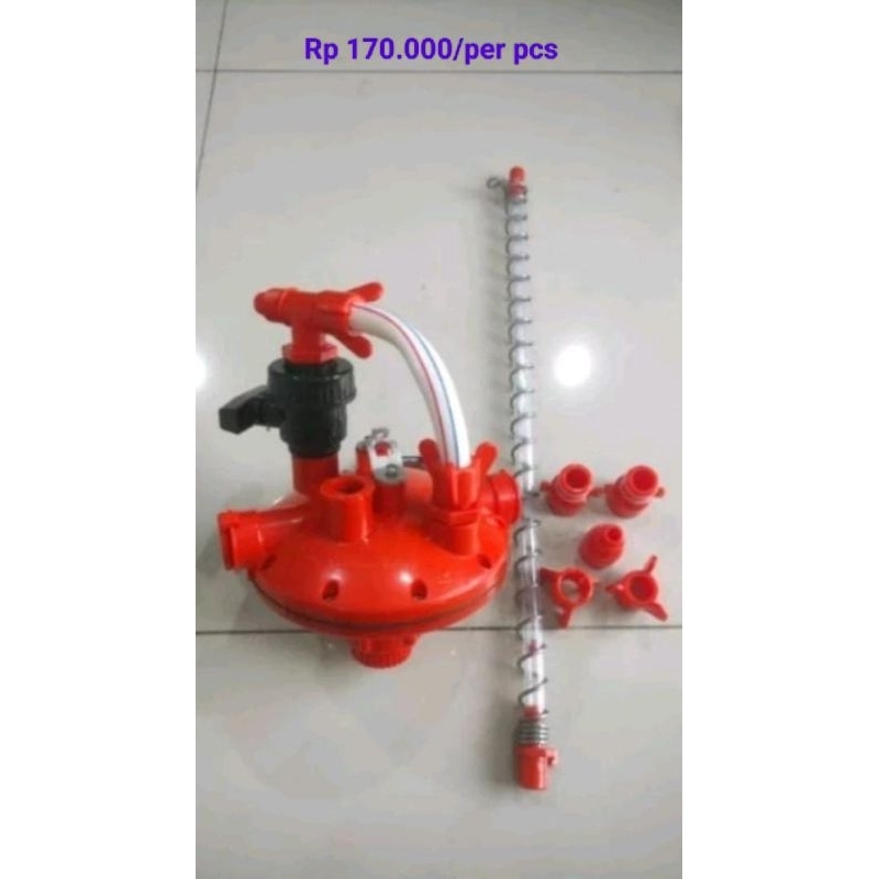 Jual Regulator Kandang Ayam Penurun Tekanan Air Nipple REGULATOR MERAH ...