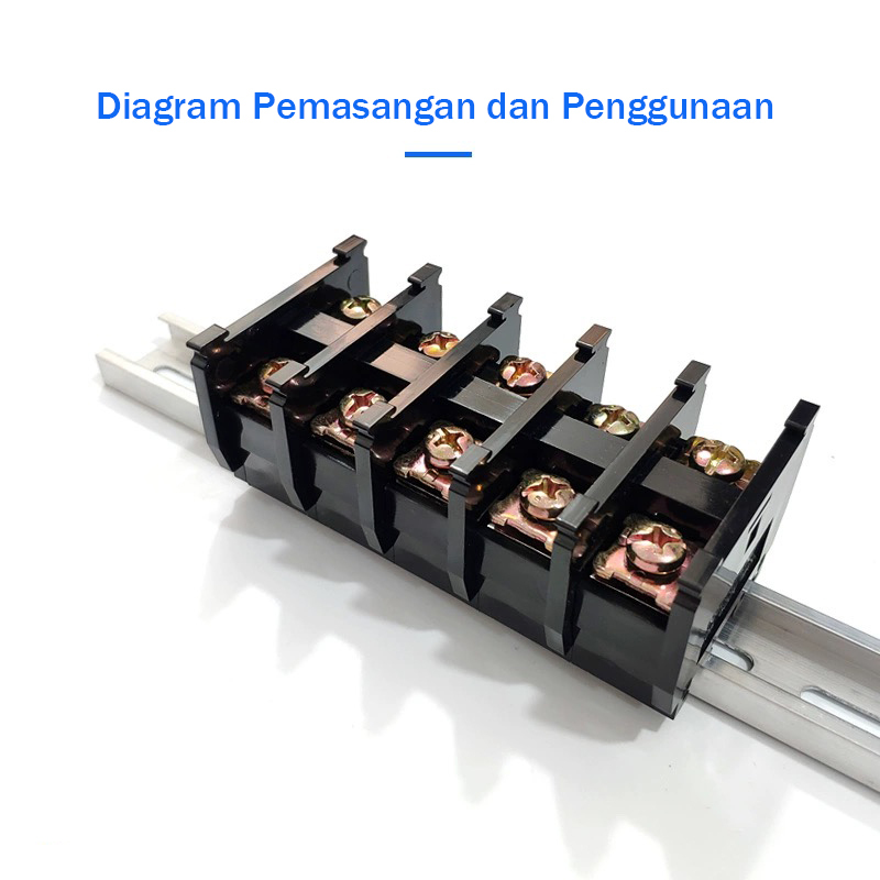 Jual REL MCB ALUMUNIUM 1 FUNGSI DIN RAIL MCB PER 1 METER | Shopee Indonesia