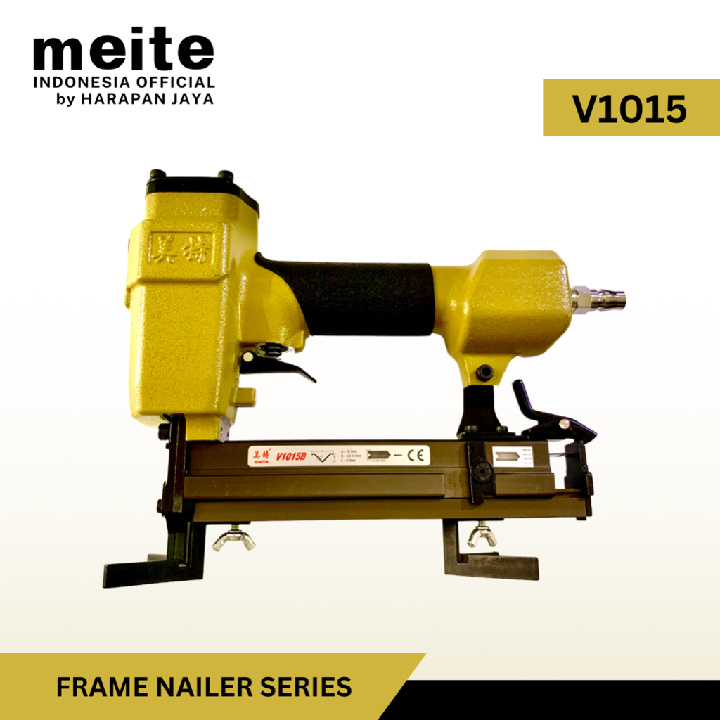 Jual Meite V1015 Mesin Paku Tembak V Nailer Sudut Bingkai Figura Frame ...