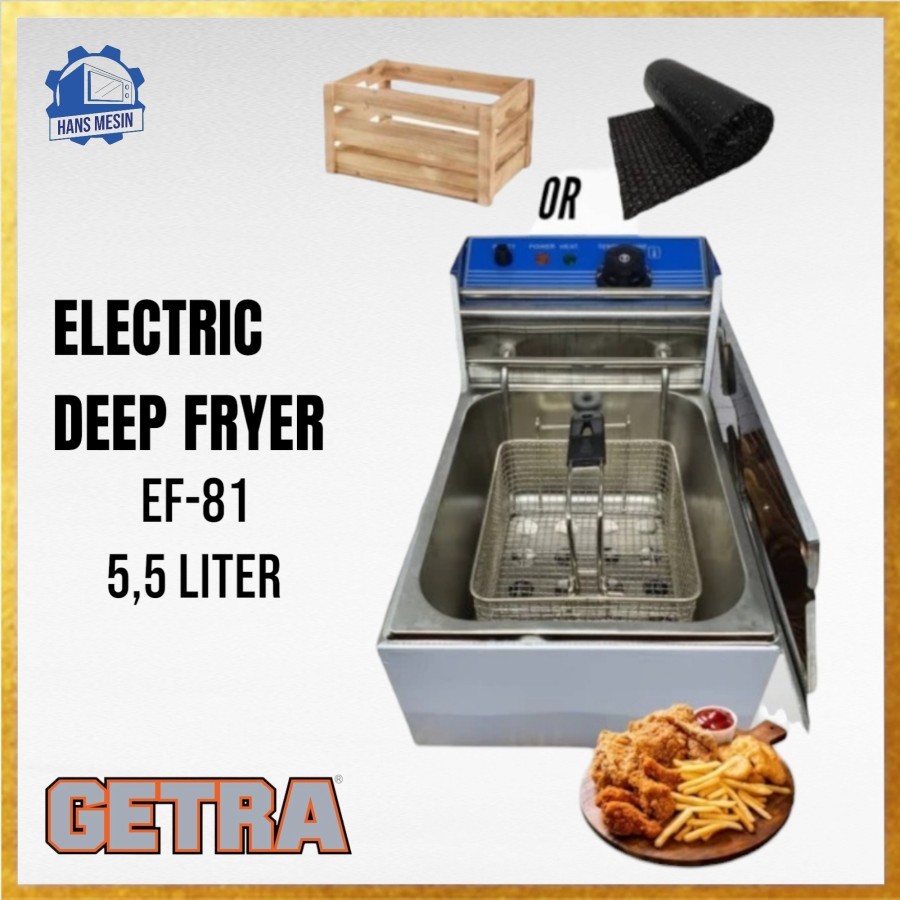 Jual GETRA EF81 Electric deep fryer mesin penggoreng listrik GETRA EF ...