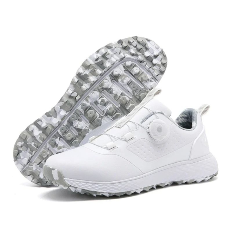 Jual Sepatu Golf Tali BOA Pria Wanita Shoes Golf Waterproof X19 White ...