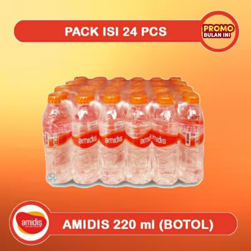 Jual Amidis Air Minum 220 Ml ( 24 Pcs/ Pack) | Shopee Indonesia