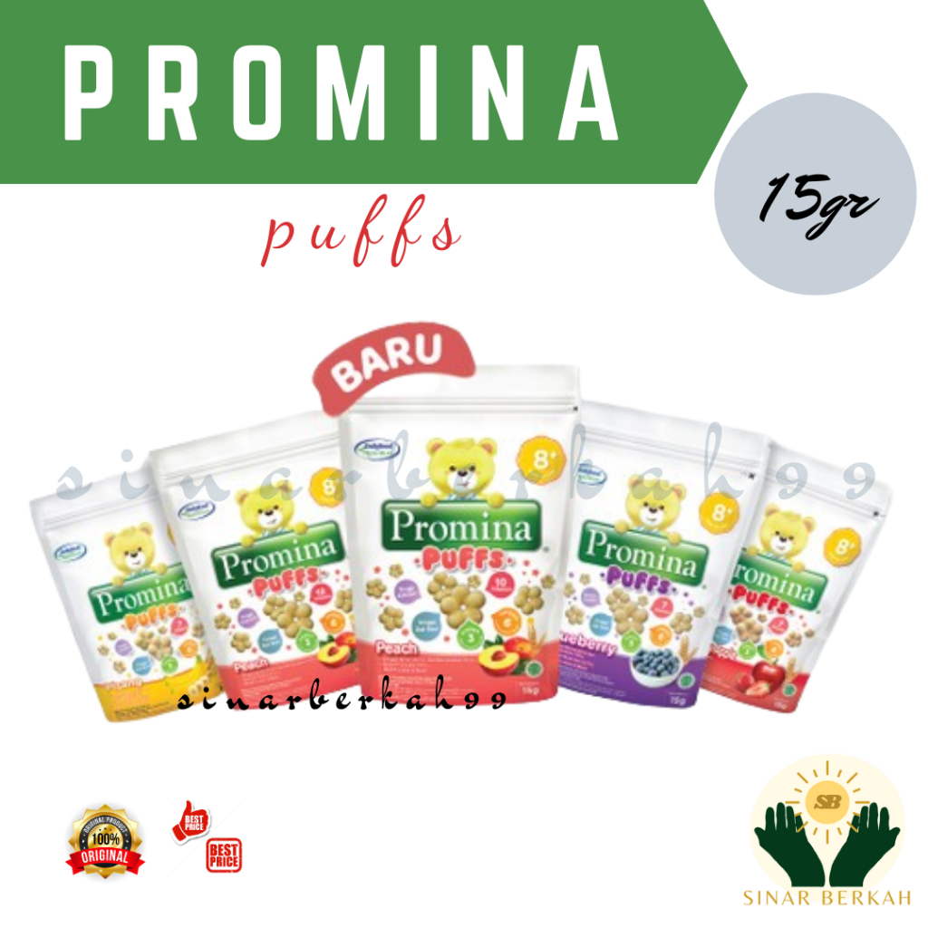 Jual Promina Puffs Snack Bayi 15 Gram | Shopee Indonesia