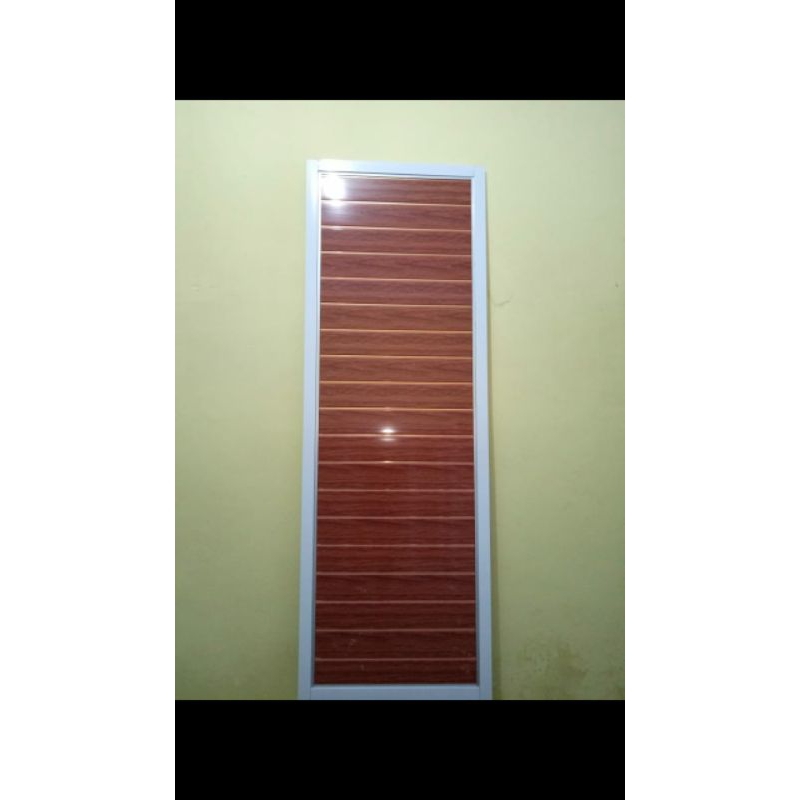 Jual PINTU KAMAR MANDI ALUMINIUM PVC (70X200) 2 SISI | Shopee Indonesia