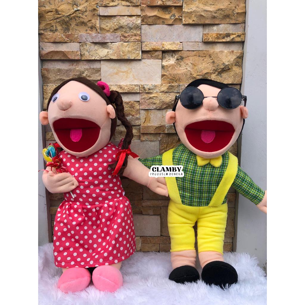 Jual Boneka Tangan Muppet Kakak Adik Mulut Gerak | Boneka Dongeng ...