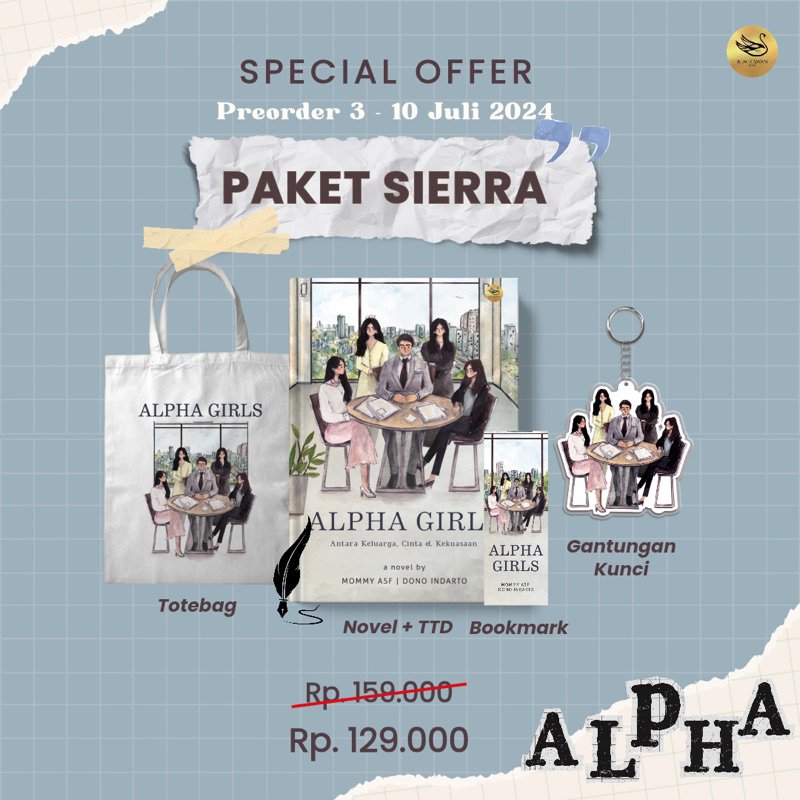 Jual Novel Alpha Girls karya Mommy ASF & Dono Indarto | Shopee Indonesia