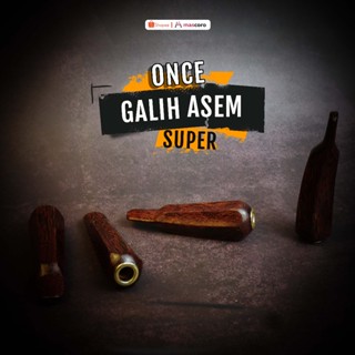 Jual once cangklong pipa kayu galih asem bentuk uniq segi enam gading ...