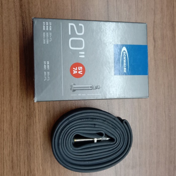 Jual BAN DALAM SCHWALBE 20X1 1/8-1 3/8 FV 40MM DOP PRESTA | Shopee Indonesia