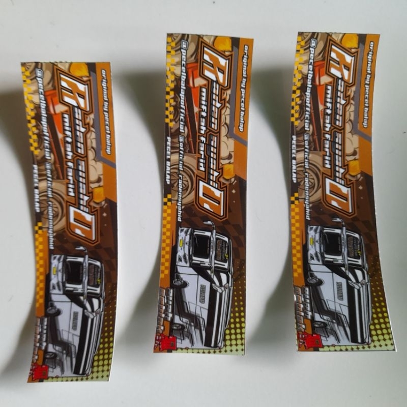 Jual STIKER BUS PECEL BALAP KOTAK & PANJANG ori 100% | Shopee Indonesia