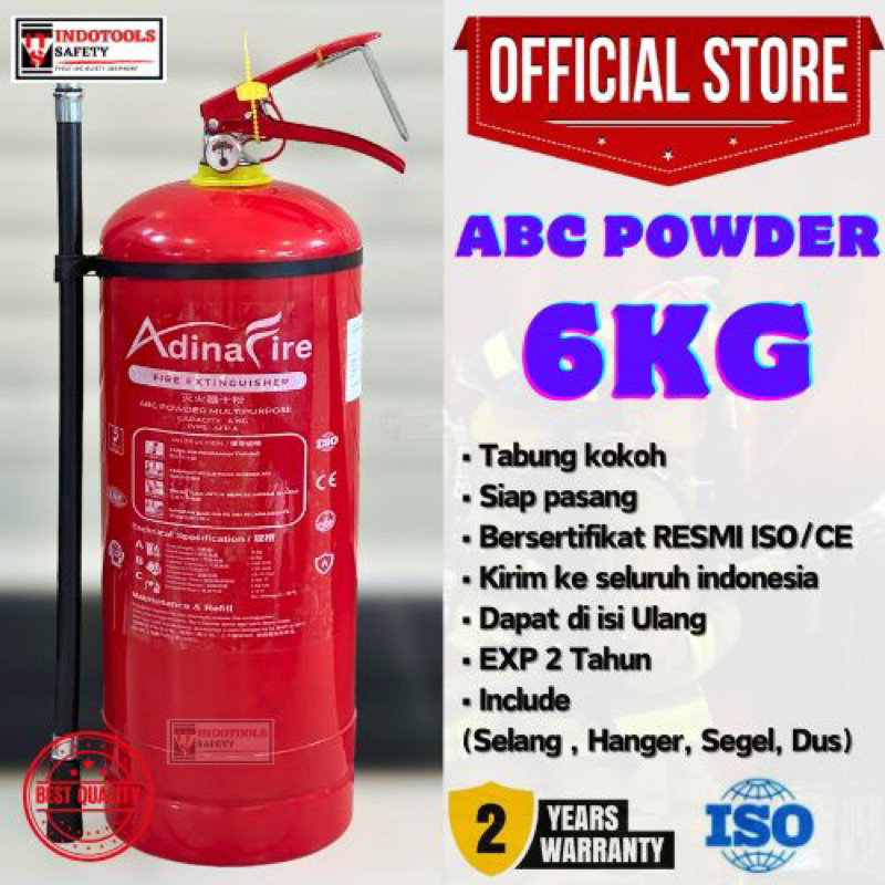 Jual REFILL APAR 6 KG / ABC POWDER 6 KG / GARANSI 2th | Shopee Indonesia