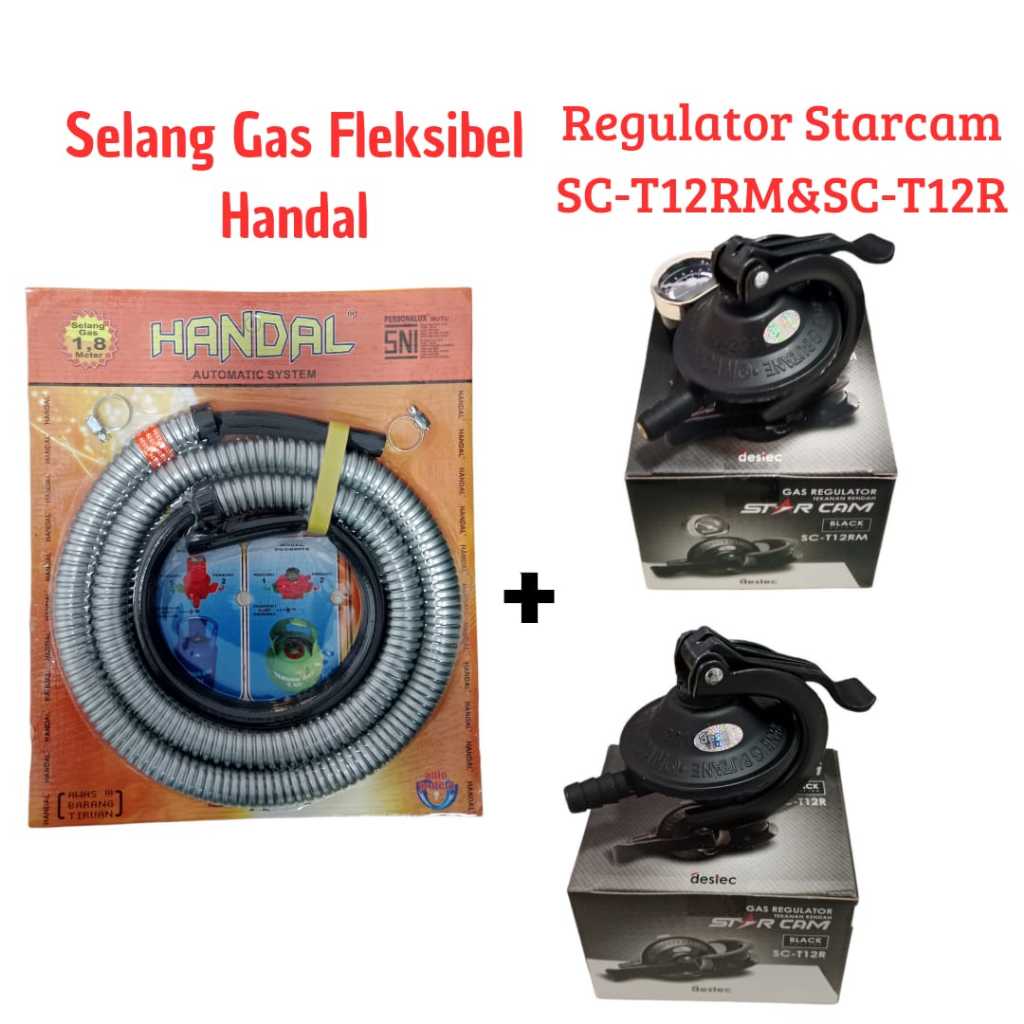 Jual Regulator Gas LPG Starcam Meter SC-T12RM/Regulator Gas Tekanan ...