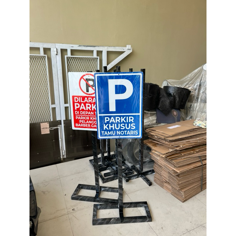 Jual RAMBU PARKIR KHUSUS BISA CUSTOM 35 x 50 CM | SIGN RAMBU ARAH ...