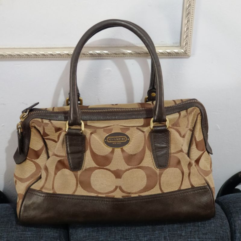 Jual Tas Coach Coc Original Authentic Vintage Signature Hobo Shoulder ...