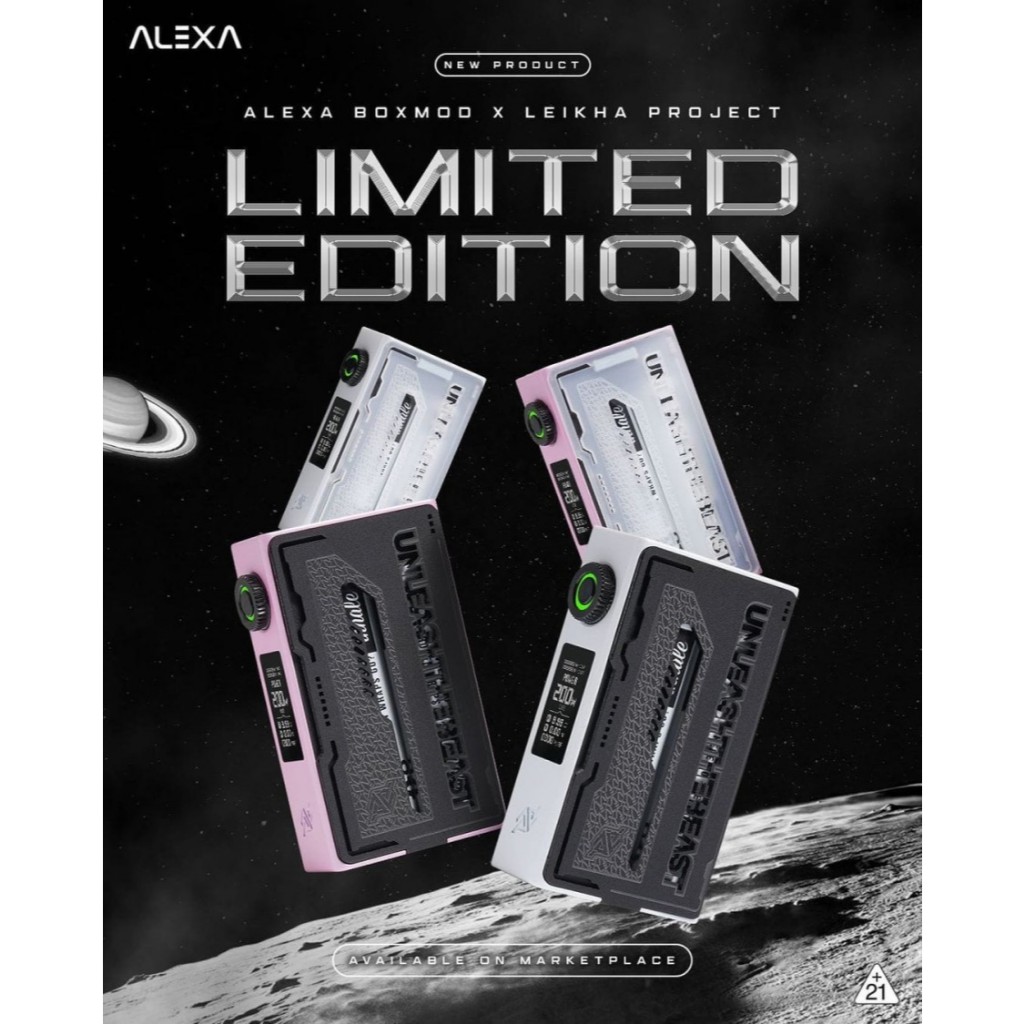 Jual Alexa Box Mod & Panel 200w New Colour Authentic By Inhale x Leikha ...
