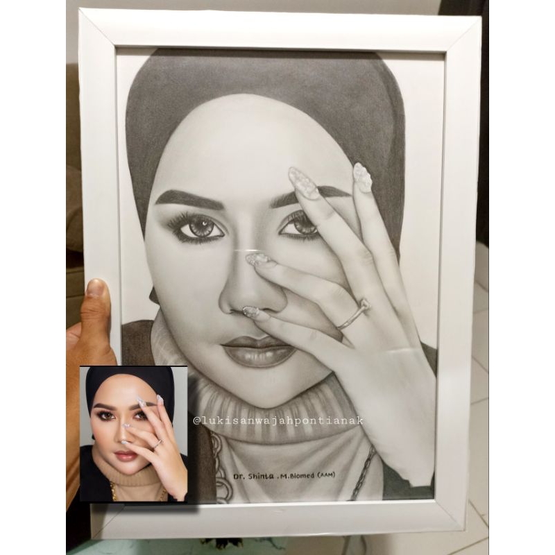 Jual Sketsa Pensil (tanpa frame) | Shopee Indonesia