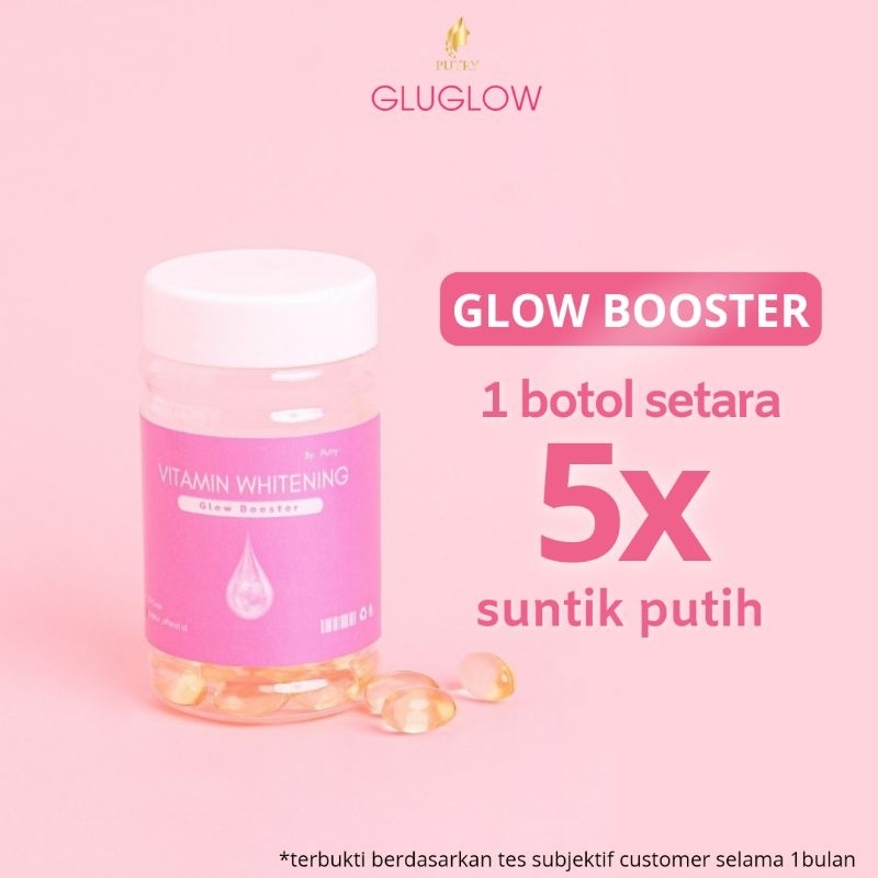 Jual GLUGLOW Suplemen Pemutih Badan Dan Wajah Permanen | Vitamin ...