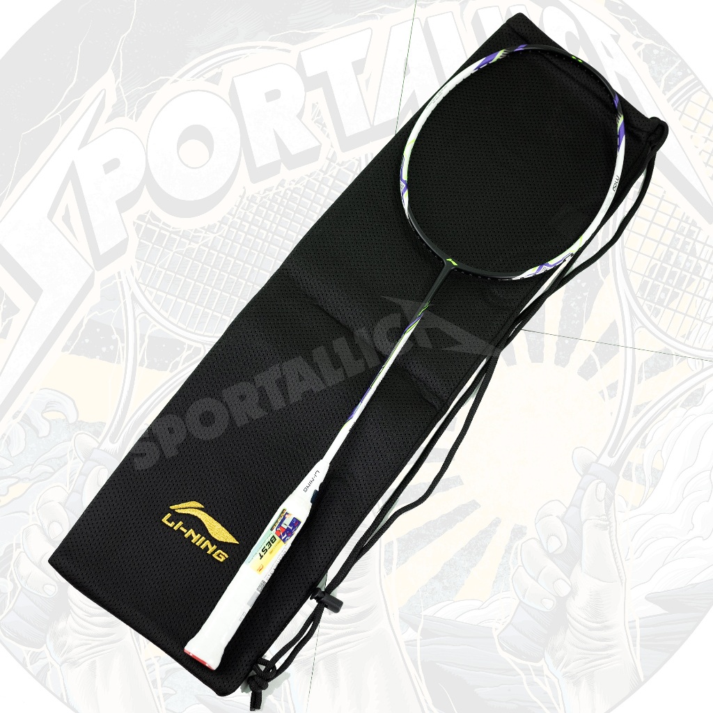 Jual Raket Badminton Li-Ning / LiNing Halbertec Motor - Pearl White ...