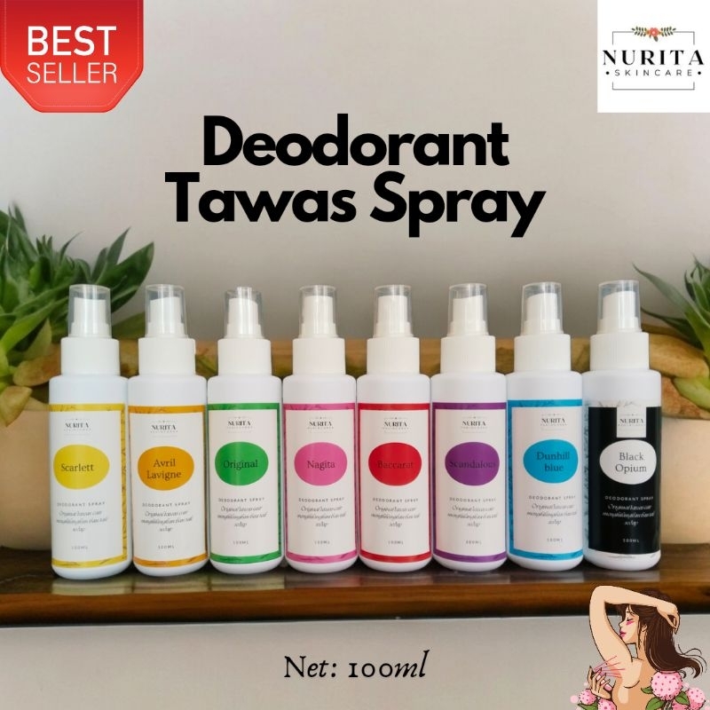 Jual tawas cair deodorant spray/ deodorant tawas spray | Shopee Indonesia