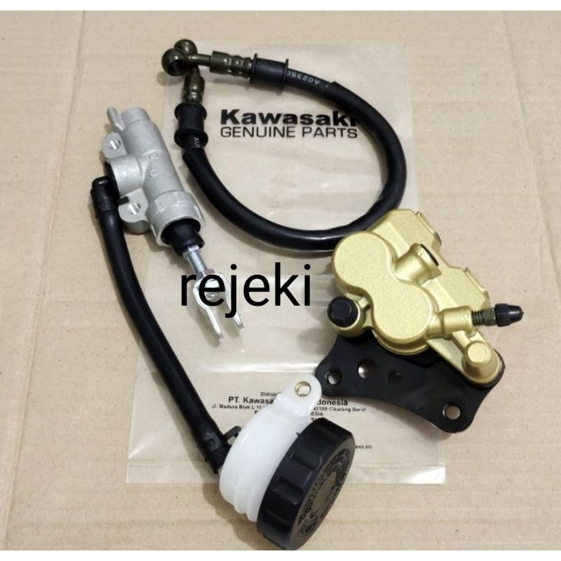 Jual SELANG REM 55CM PLUS TONJOKAN MASTER REM PLUS KALIPER BELAKANG KAWASAKI NINJA R,NINJA RR ...