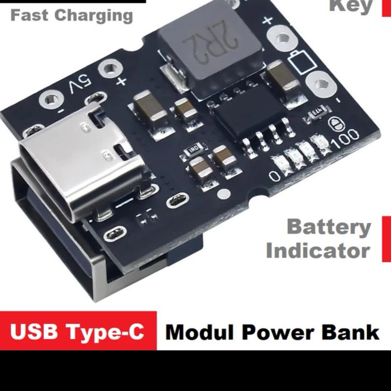Jual Kit modul power bank USB-C | Shopee Indonesia