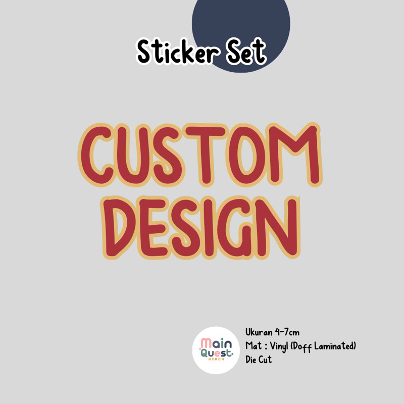 Jual Sticker Custom Desain | Sticker Aesthetic | Sticker Tumblr ...
