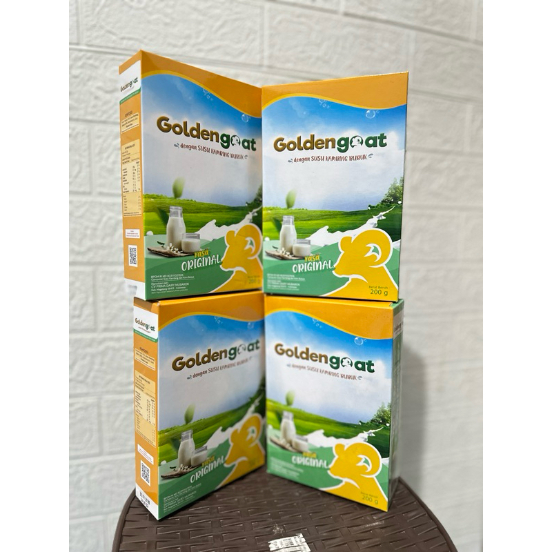 Jual PAKET Goldengoat Milk susu kambing etawa RASA COKLAT/ ORIGINAL menyehatkan membersihkan ...