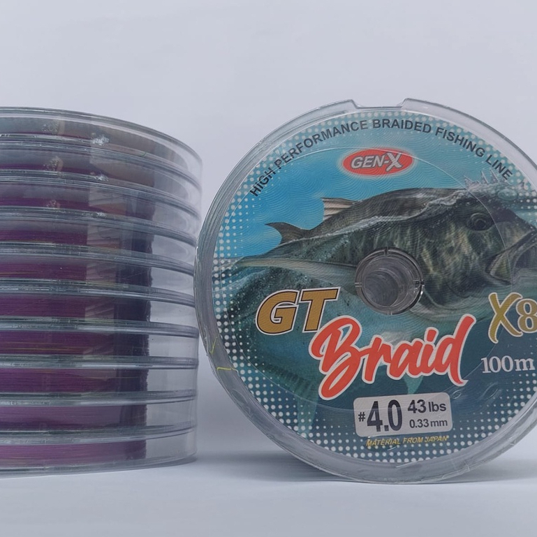 Jual Gen - X GT Braid PE X8 Multicolor Panjang 100 Meter Connecting ...