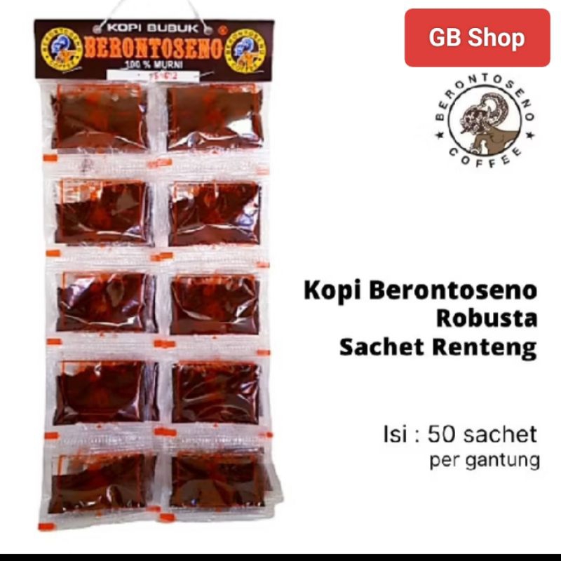Jual kopi bubuk Berontoseno rentengan dan kopi ijo waris | Shopee Indonesia
