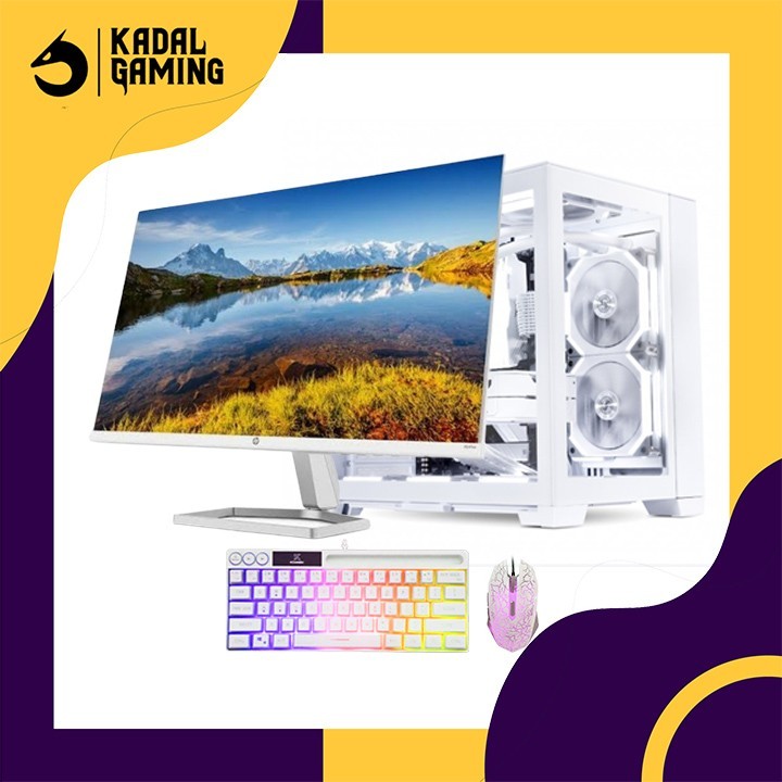 Jual PC GAMING FULL WHITE INTEL CORE I5 12400F VGA RTX 3060 8GB FULLSET ...