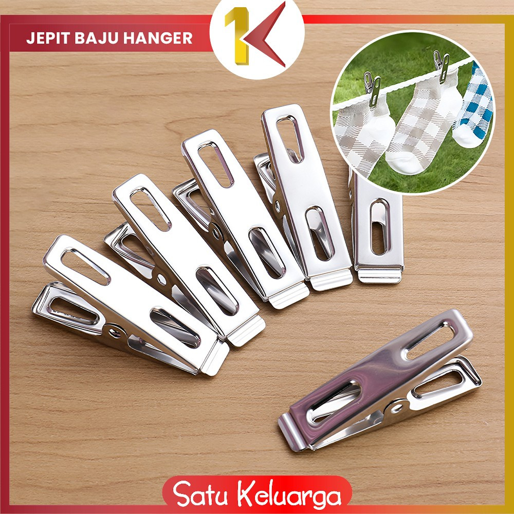 Jual SK-C1028 Jepitan Jemuran Stainless Anti Karat Serbaguna / Jepitan ...
