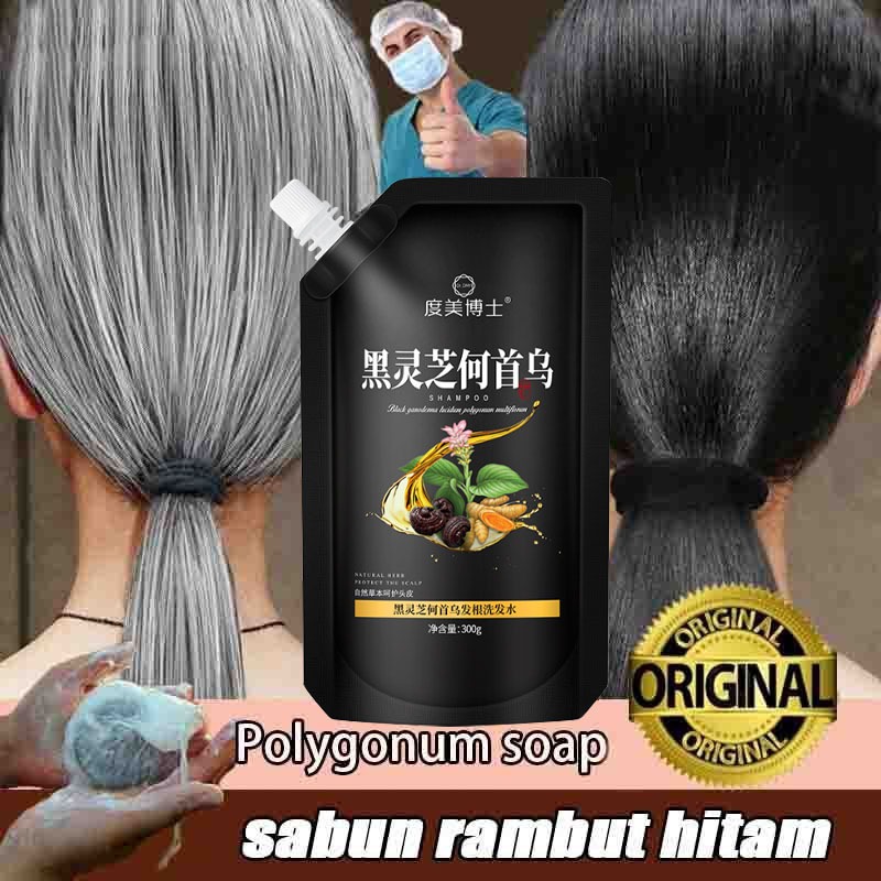 Jual Shampo Penghilang Uban 300ml Anti Hair Fall Hair Treatment Shampoo ...