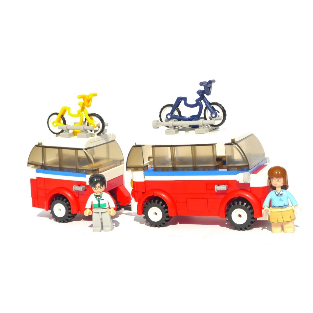 Jual Mainan edukasi bricks sluban m38 b0566 luxe camper van | Shopee ...
