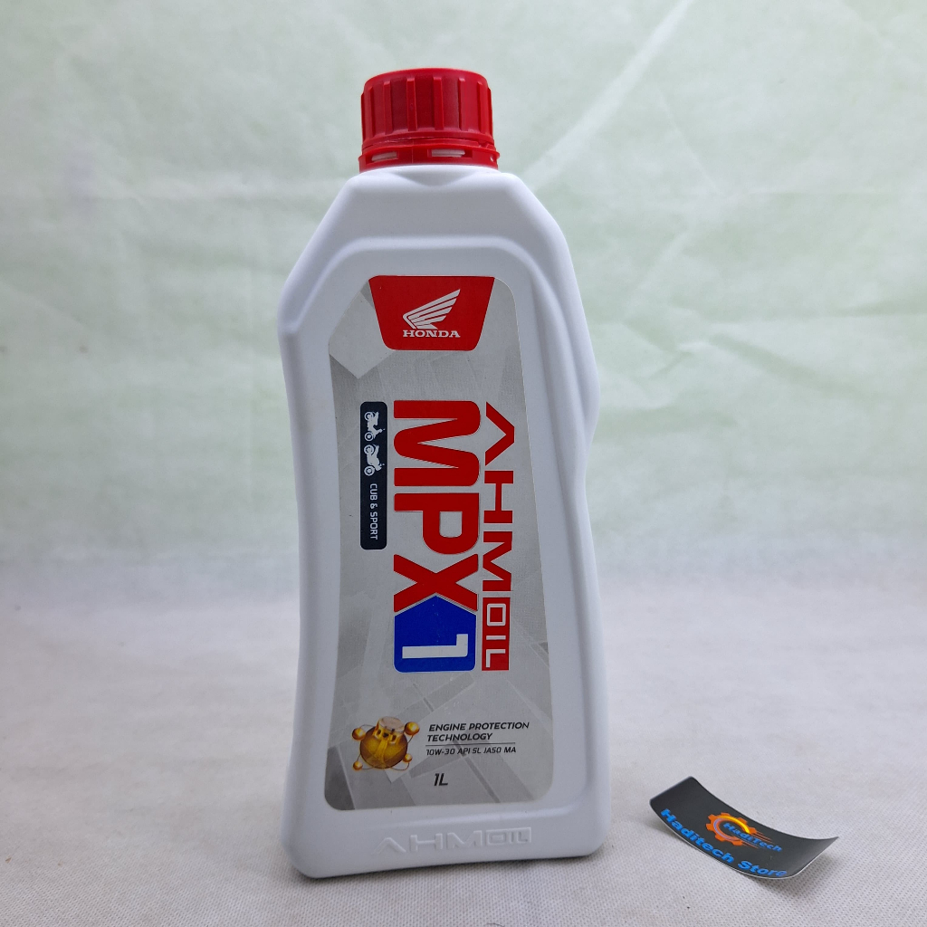 Jual MPX 1 AHM Oli 1000 ml 10W-30 API SL JASO MA 1 Liter | Shopee Indonesia