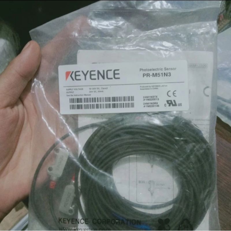 Jual PHOTOELECTRIC SENSOR KEYENCE PR-M51N3 ORIGINAL ASLI | Shopee Indonesia