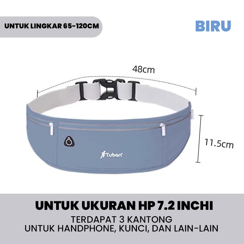 Jual BBAK Tas Pinggang Olahraga Waistbag Jogging Lari Running Belt ...