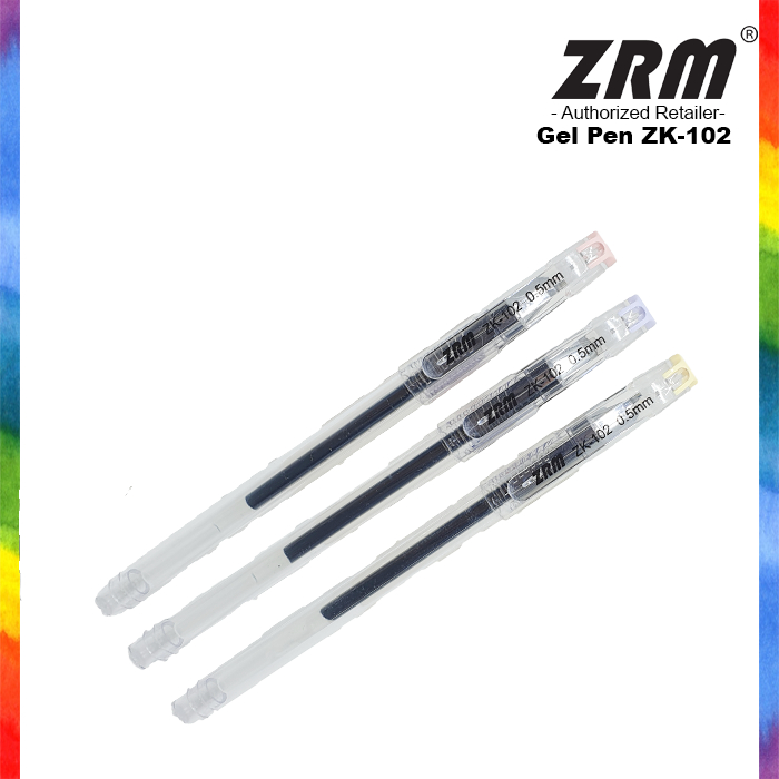 Jual ZRM ZK-102 Gel Pen / Pulpen / Pen 0.5mm | Shopee Indonesia