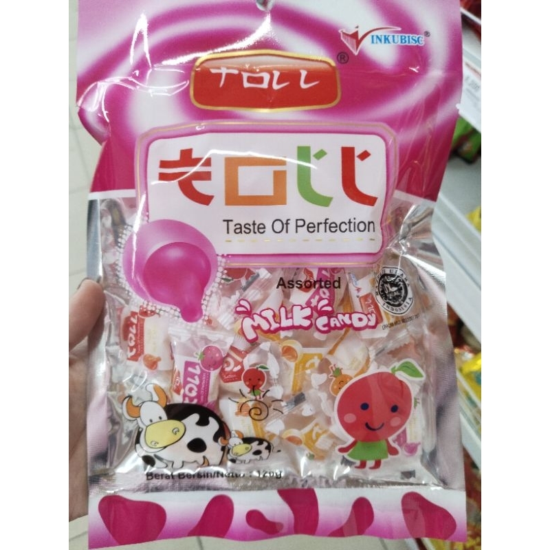 Jual 120gr INKUBISC Permen Lunak rasa Susu Buah | Shopee Indonesia