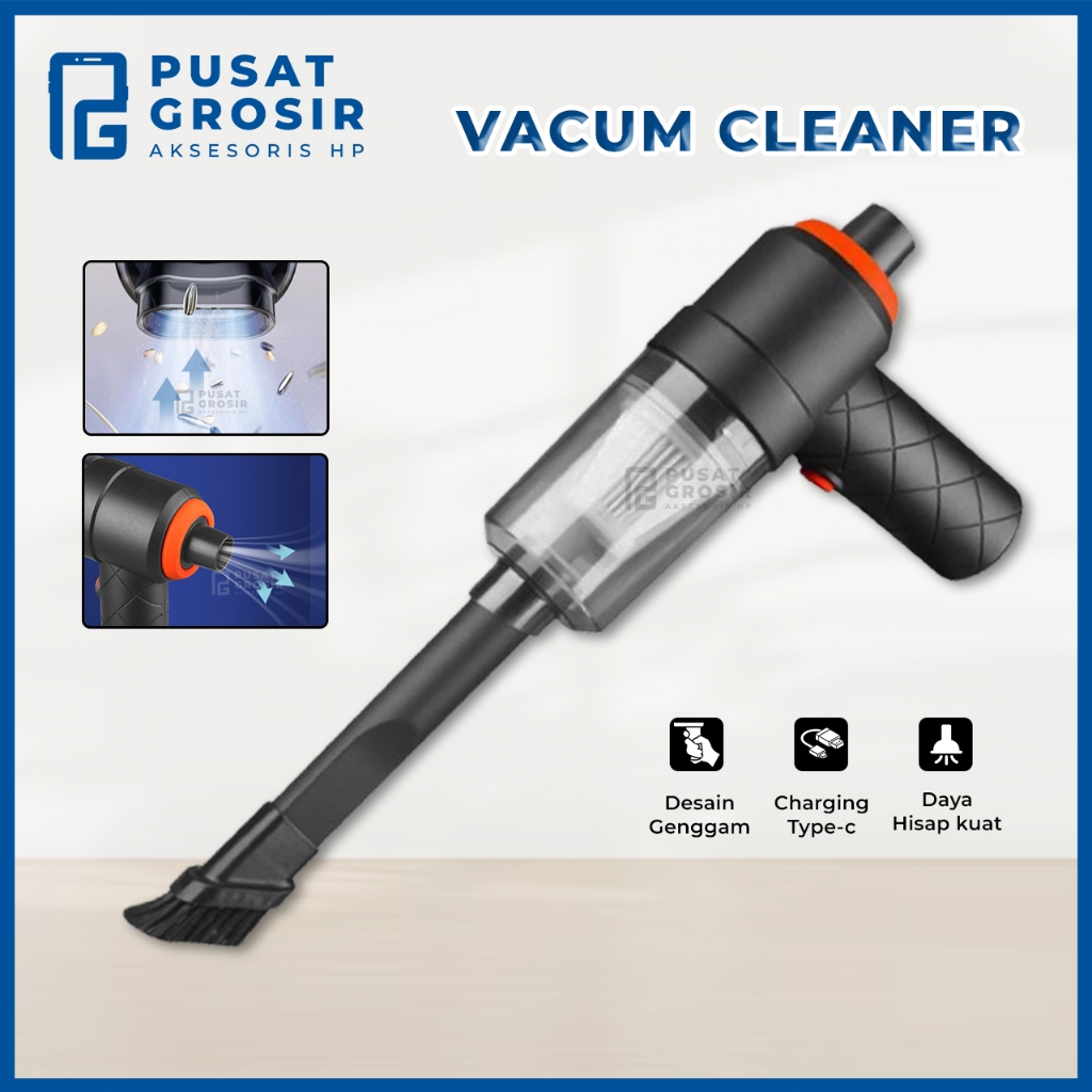 Jual vacum cleaner portable alat penyedot debu mobil pembersih rumah ...
