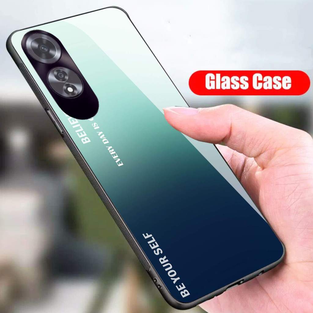 Jual (J83) Casing Hp Case Glass Kaca OPPO A60 - CASE OPPO A60 TERBARU ...