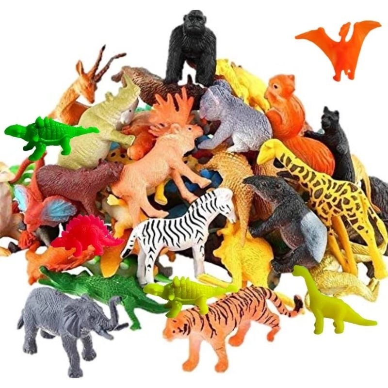 Jual MINI ZOO Mainan Figure 7 PCS (Mika) OCEAN 1216 kebun binatang ...