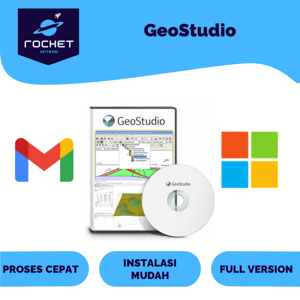 Jual GeoStudio Full Version Aplikasi Analisis Stabilitas Tanah Lereng ...